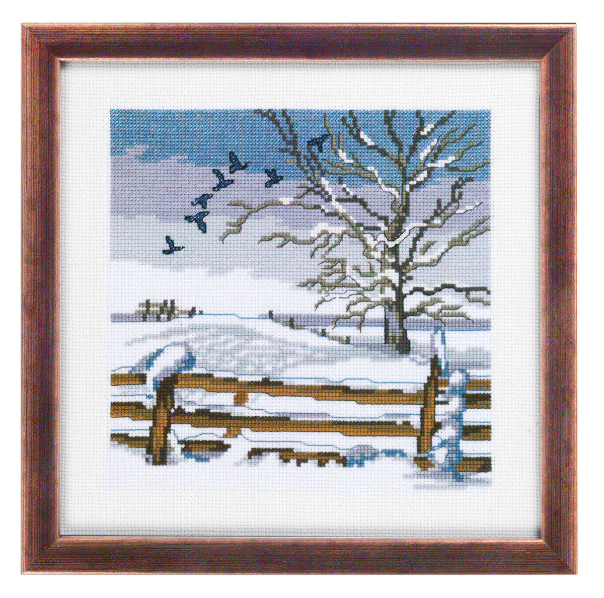 Fåglar 25x25cm R5388 broderiset – Köp billigt här